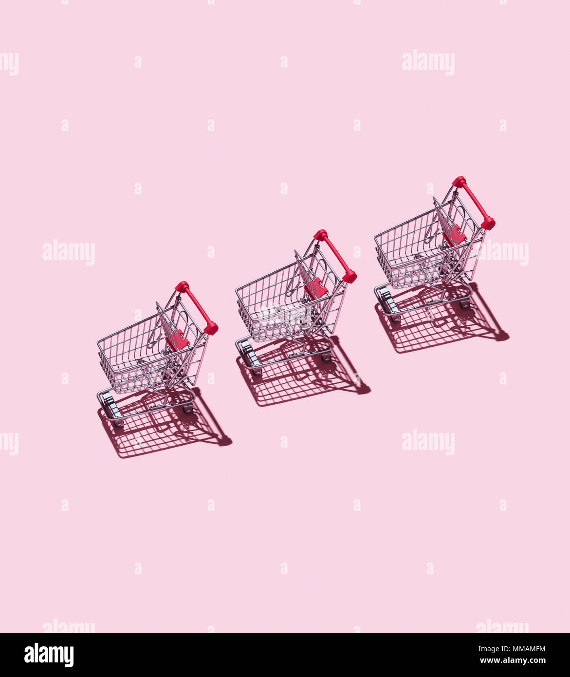 Organized supermarket carts hi-res stock photography and images - Alamy