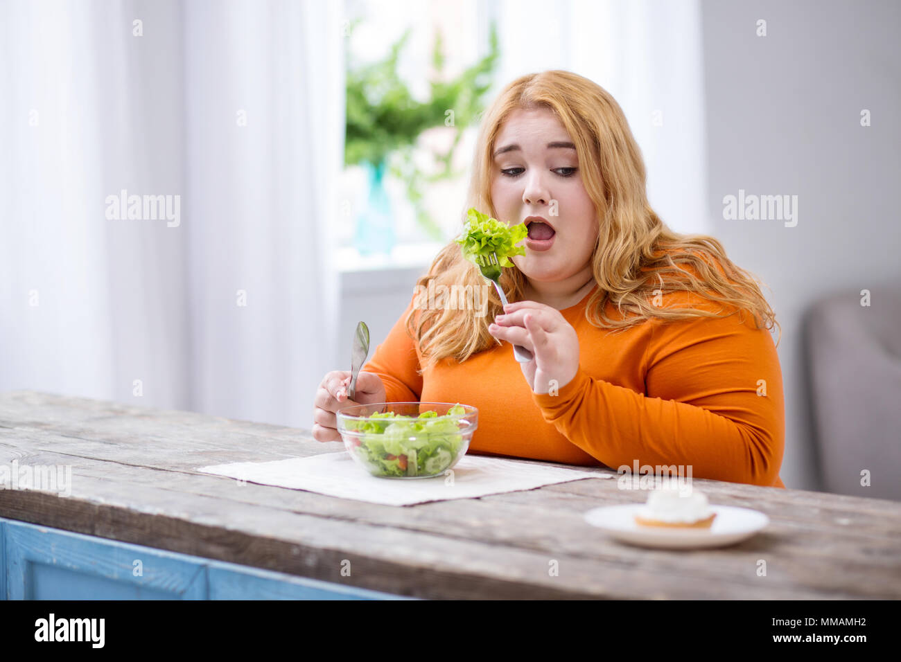 Stout woman hi-res stock photography and images - Alamy