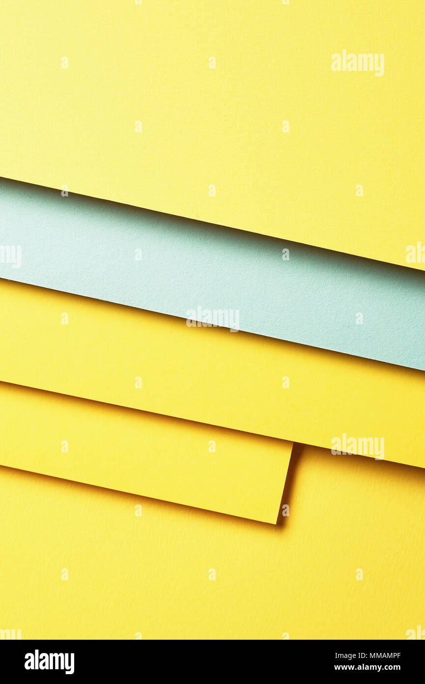 Material design yellow and blue background. Photo Stock Photo - Alamy