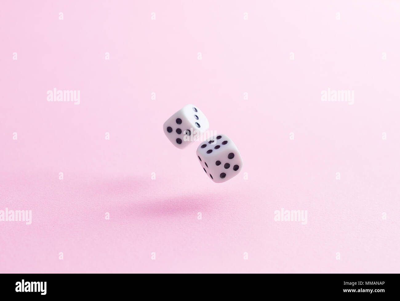 Dice throw two hi-res stock photography and images - Alamy