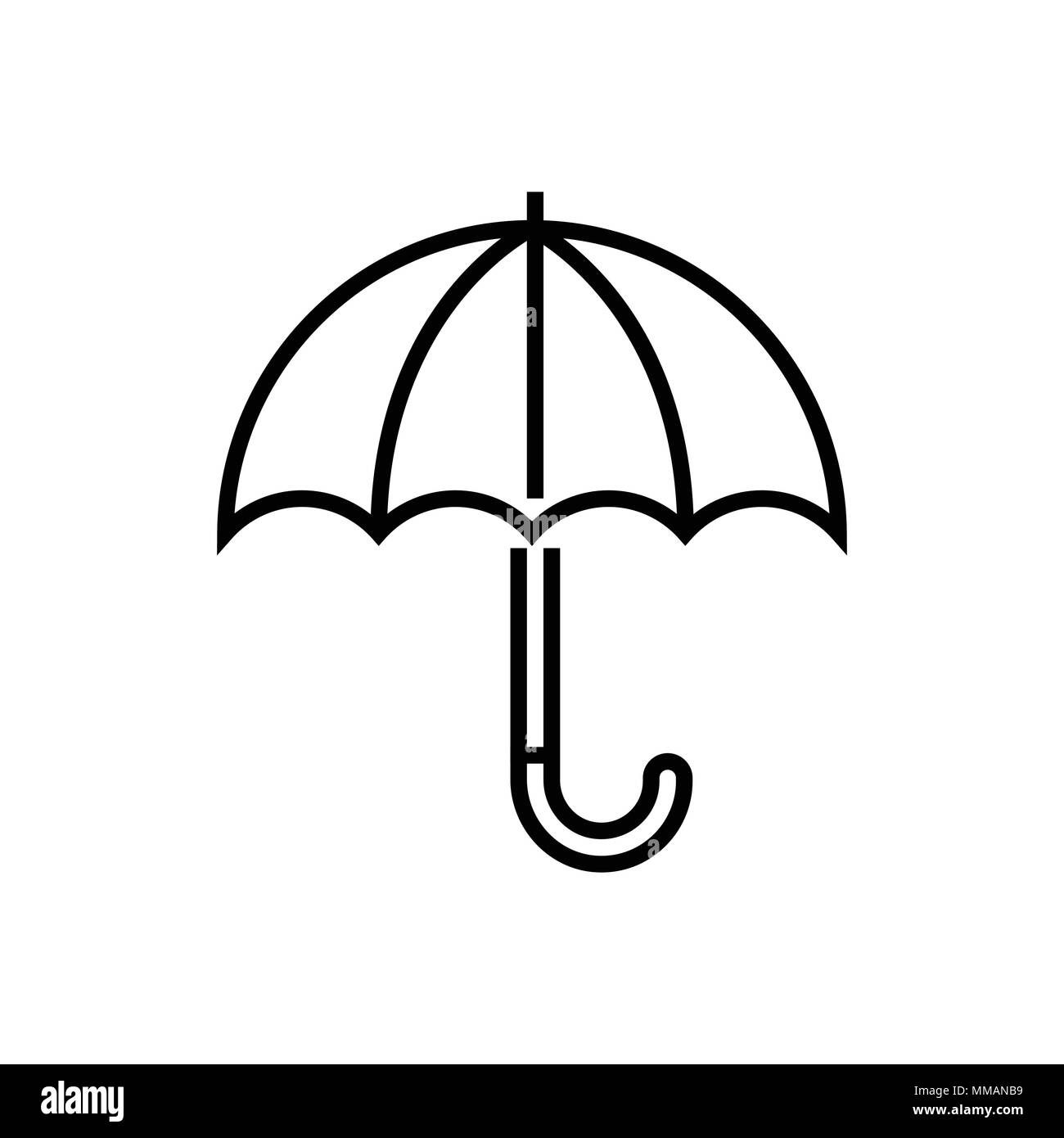Single drop outline flat Black and White Stock Photos & Images - Alamy