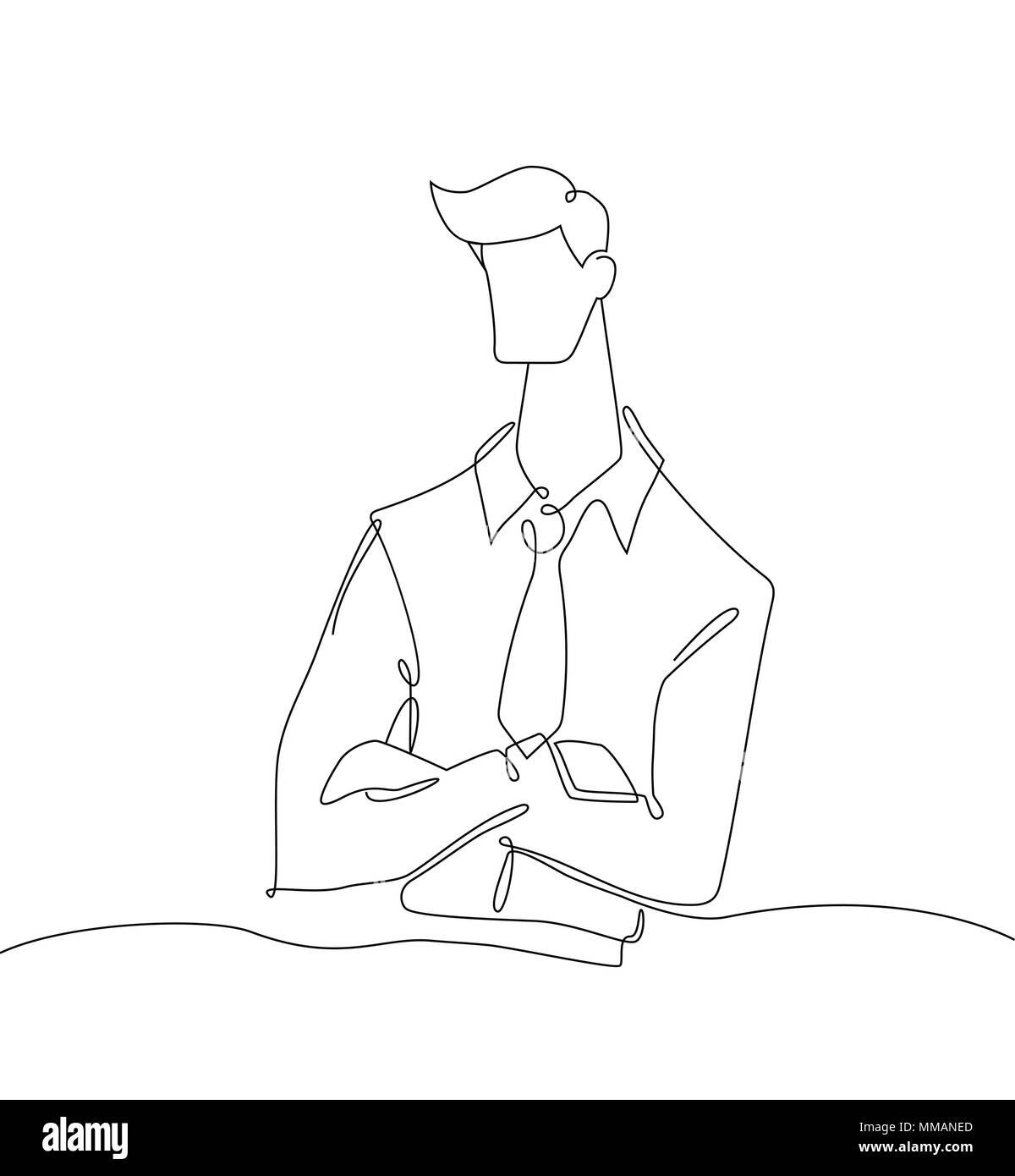 Cross one arm Stock Vector Images - Alamy