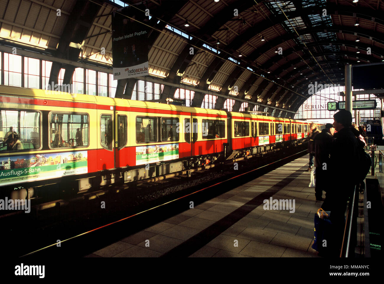 S-Bahn train in a railway station. Berlin, Germany Stock Photo - Alamy