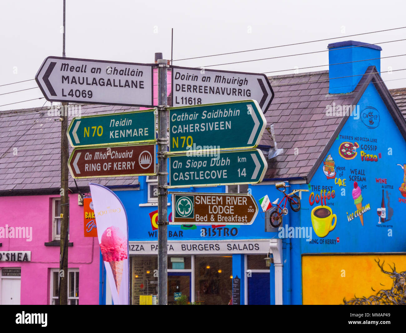 Direction signs kerry hi-res stock photography and images - Alamy