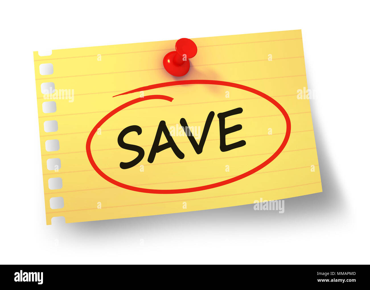 Save note Cut Out Stock Images & Pictures - Alamy