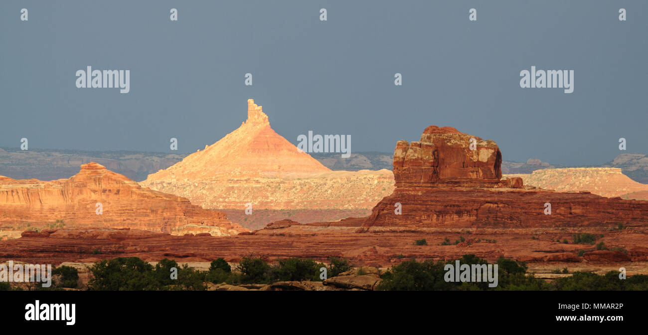 Sunset at the Needles Stock Photo - Alamy
