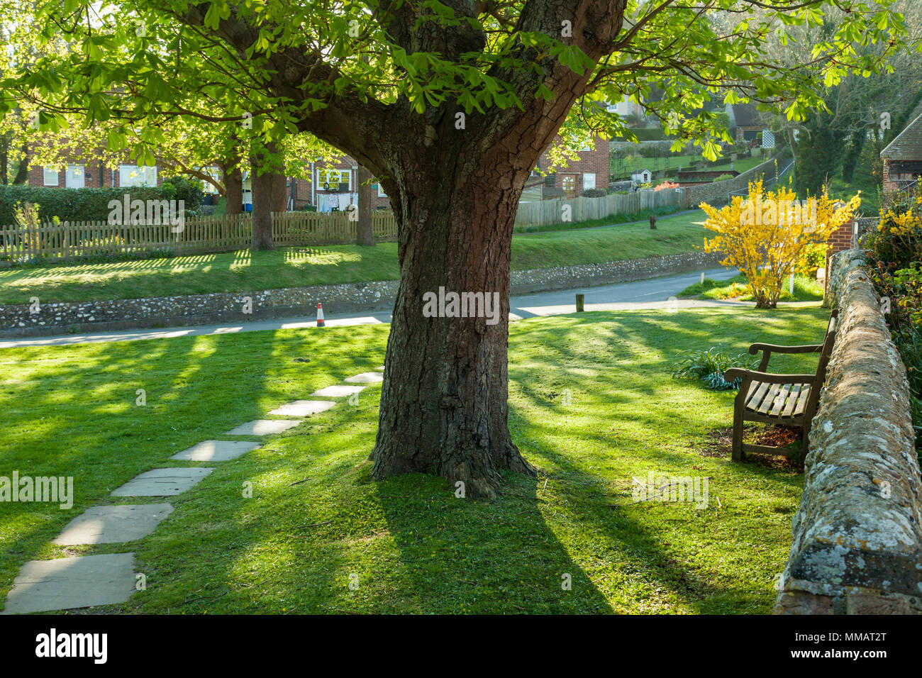 Early spring in East Dean village, East Sussex, England Stock Photo - Alamy