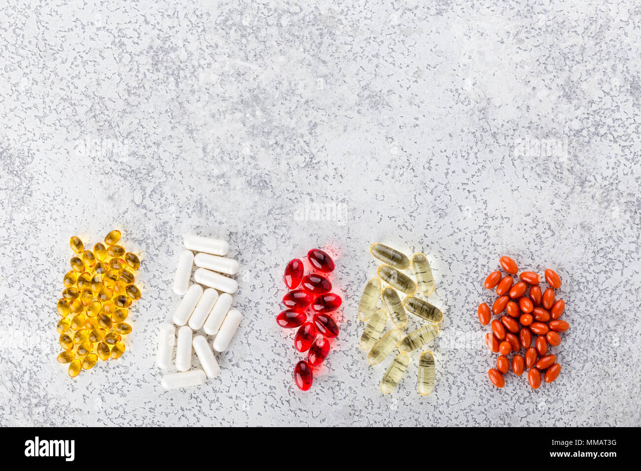 Different medication capsules tablets hi-res stock photography and ...