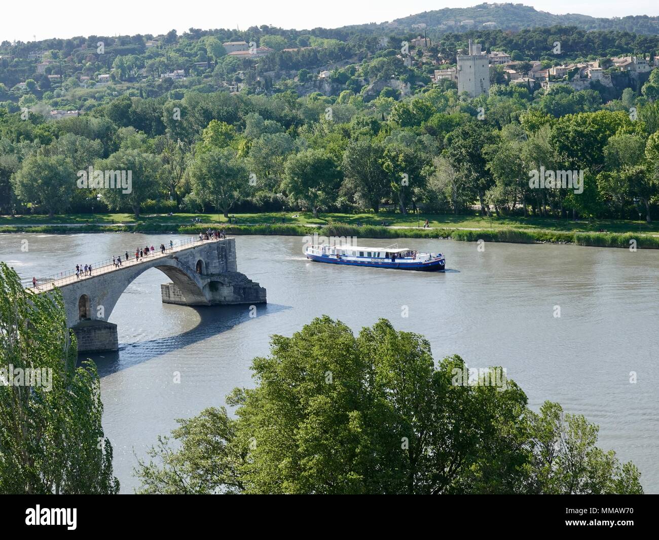 Rhone river avignon people hi-res stock photography and images - Alamy