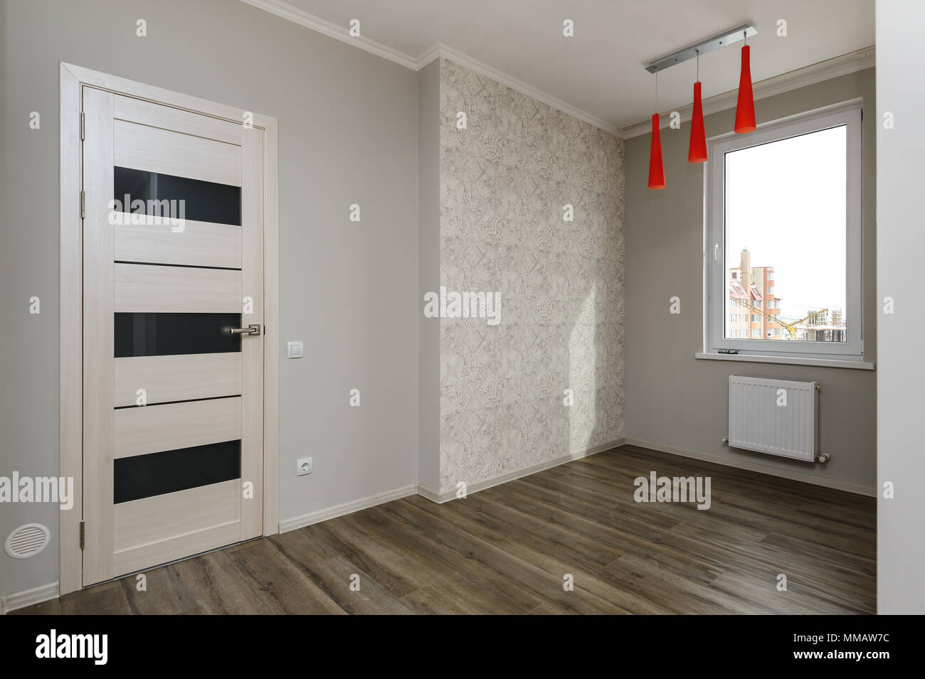 Empty modern room Stock Photo - Alamy