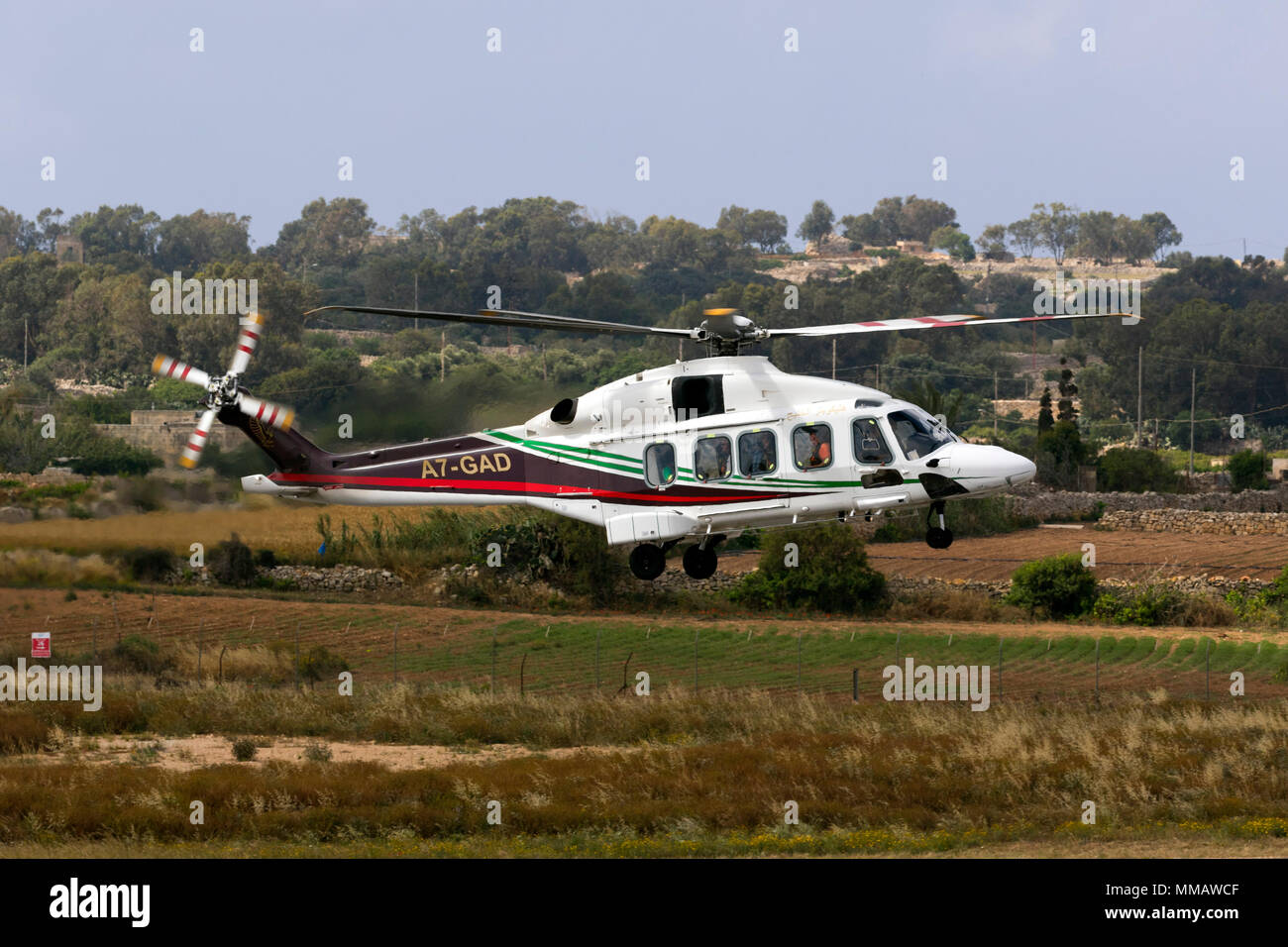 Gulf Helicopters AgustaWestland AW-189 [A7-GAD] operating support ...
