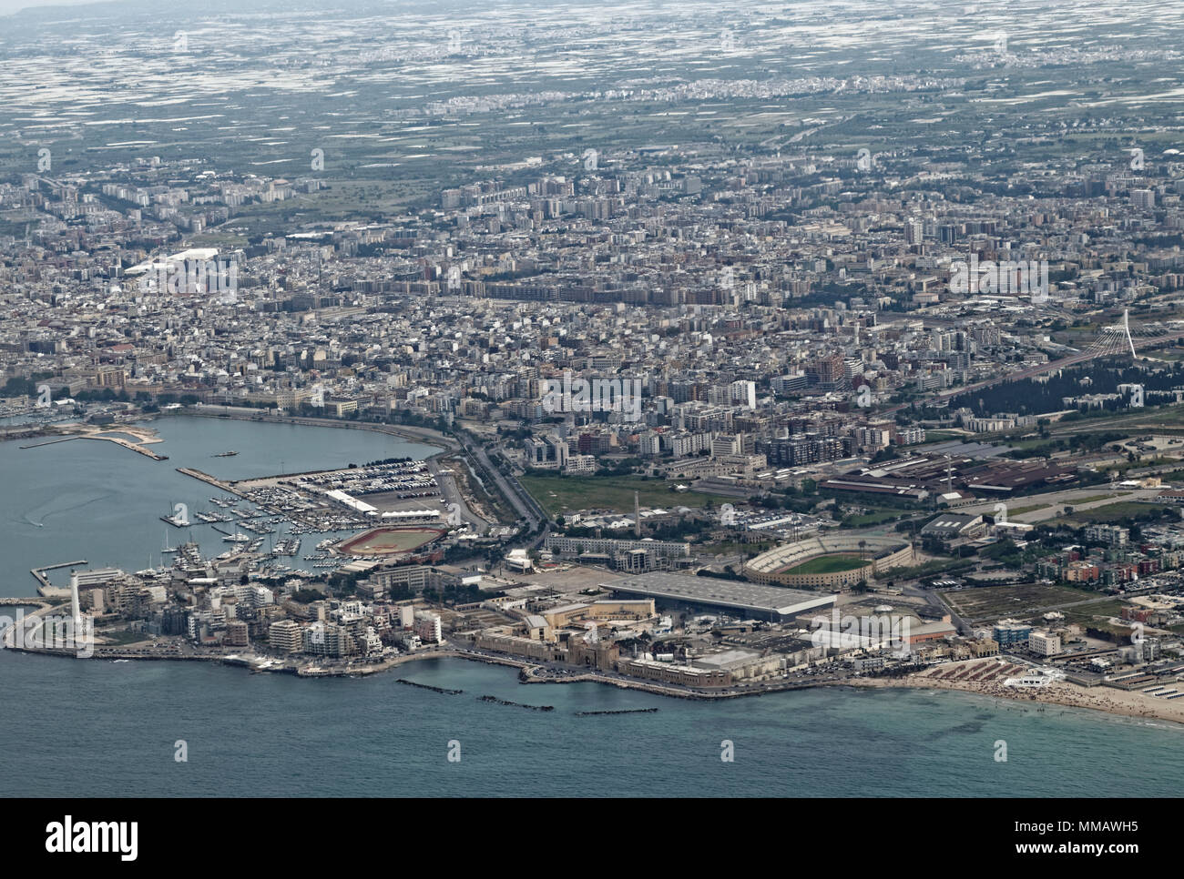 Bari italy aerial hi-res stock photography and images - Alamy
