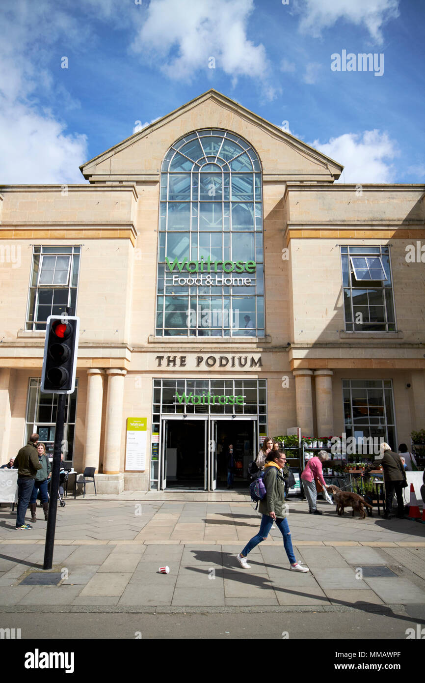 The Podium shopping centre housing Waitrose and Bath Central Library ...