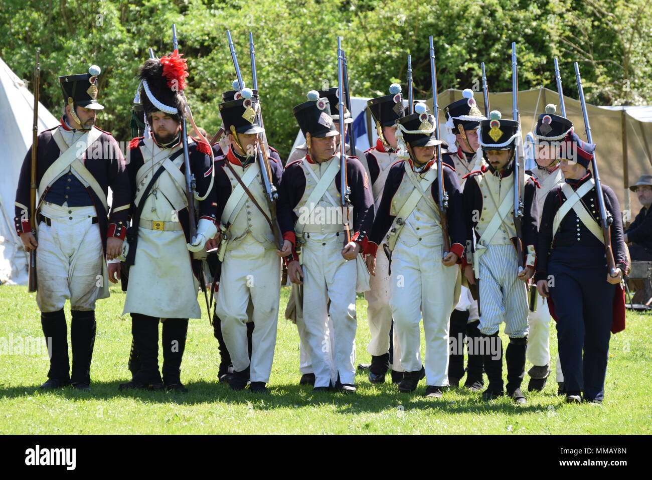 Napoleonic reenactment hi-res stock photography and images - Alamy
