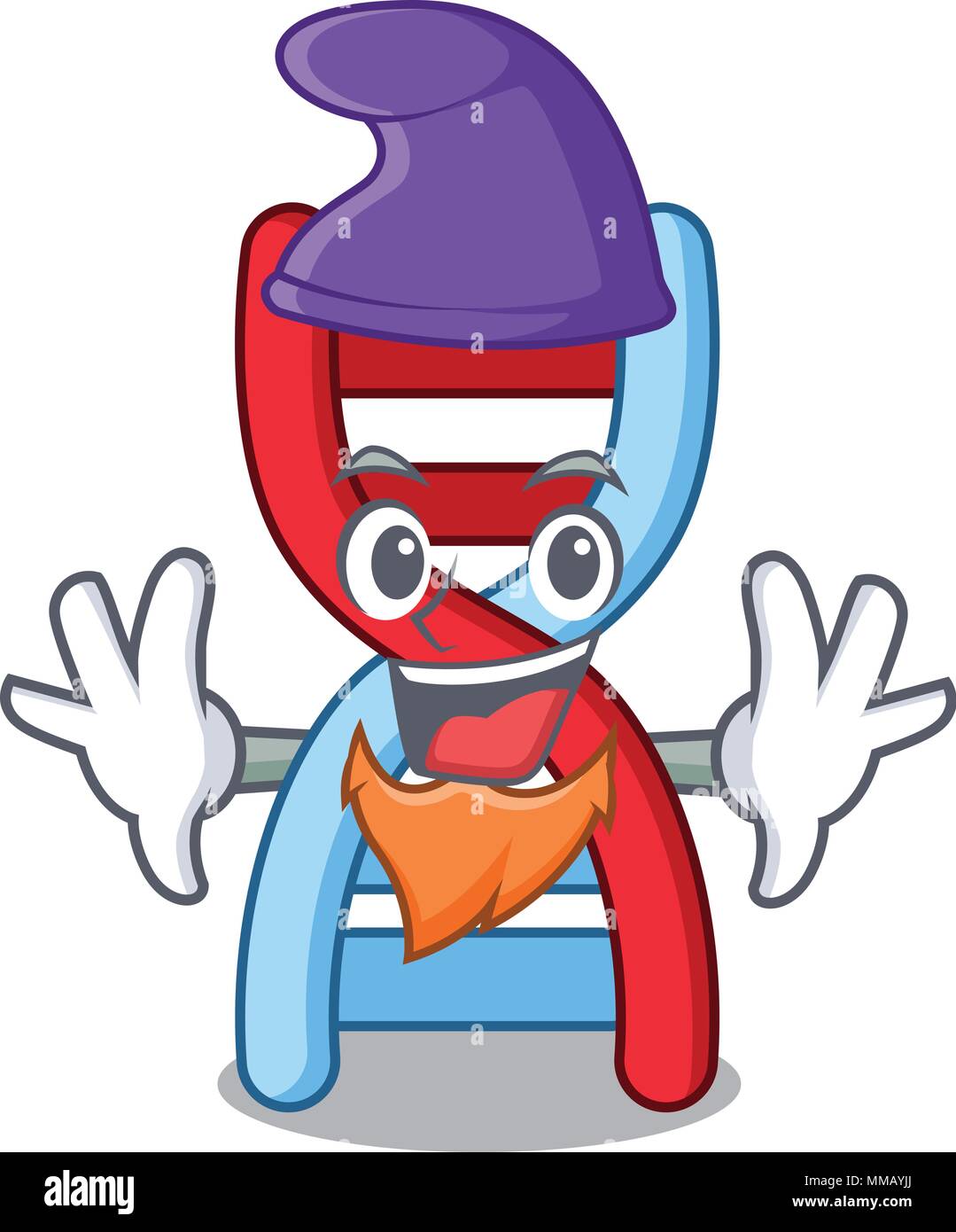 Elf dna molecule character cartoon Stock Vector Image & Art - Alamy