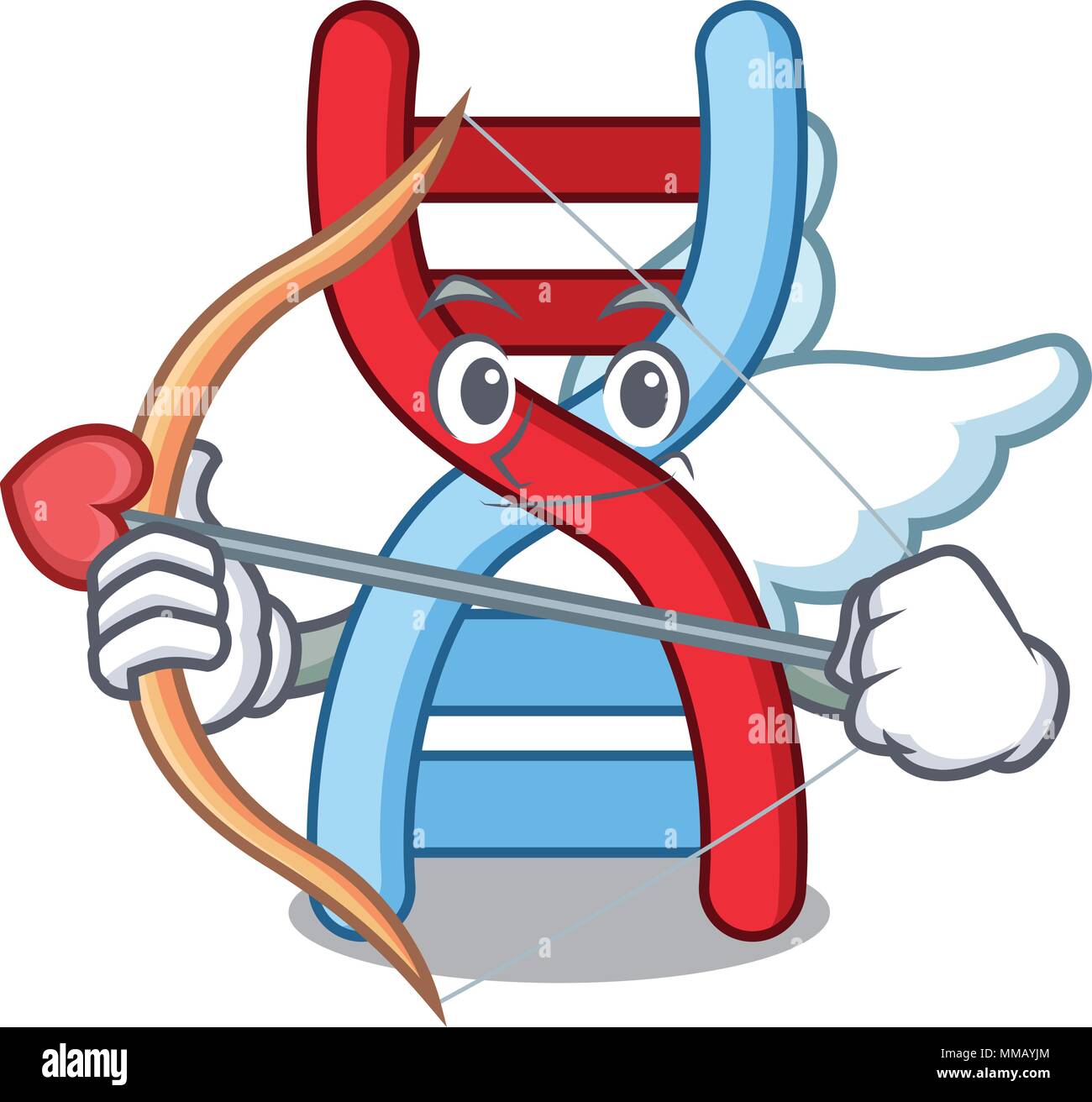 Cupid dna molecule character cartoon Stock Vector Image & Art - Alamy