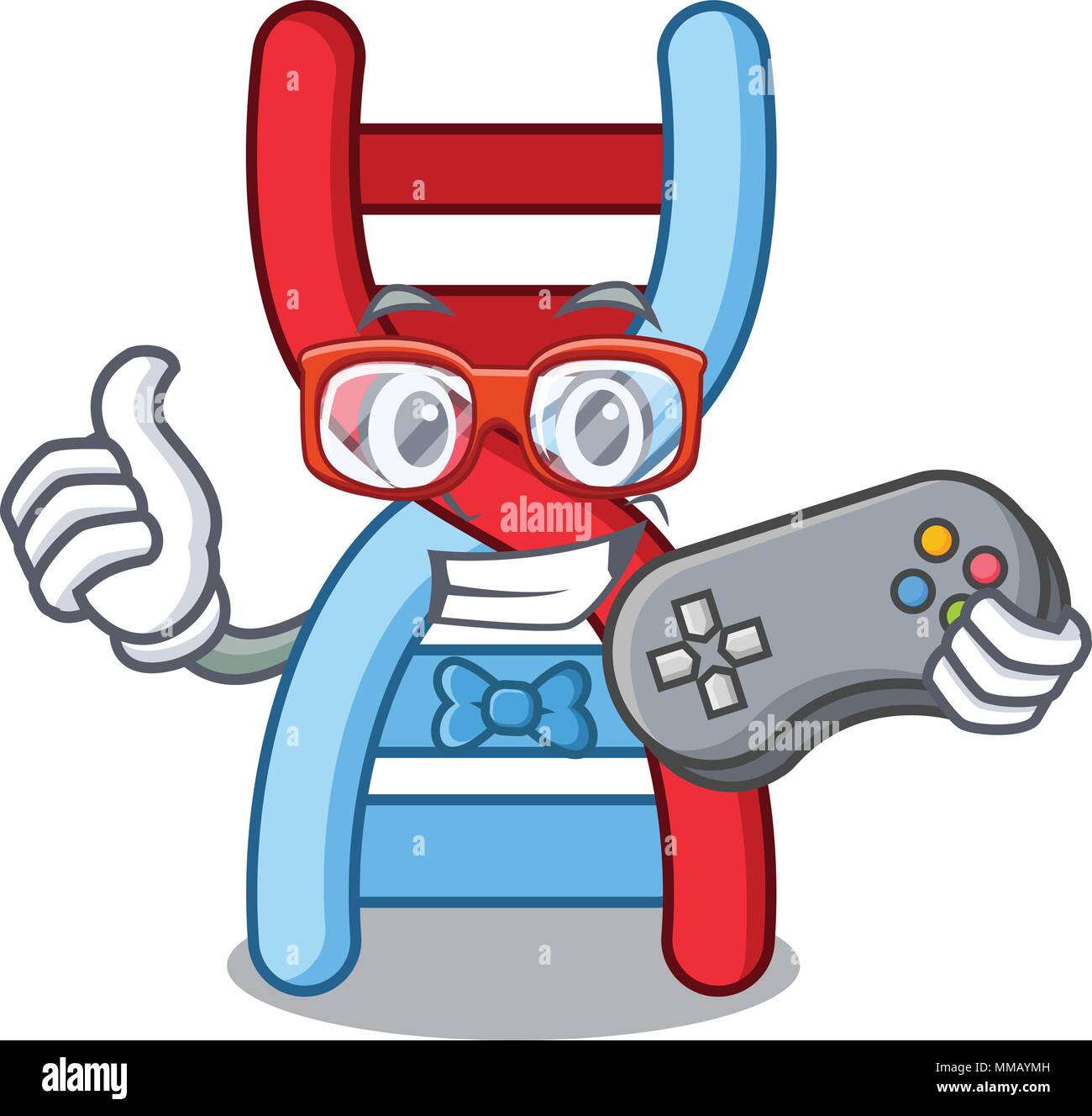 Gamer dna molecule mascot cartoon Stock Vector Image & Art - Alamy