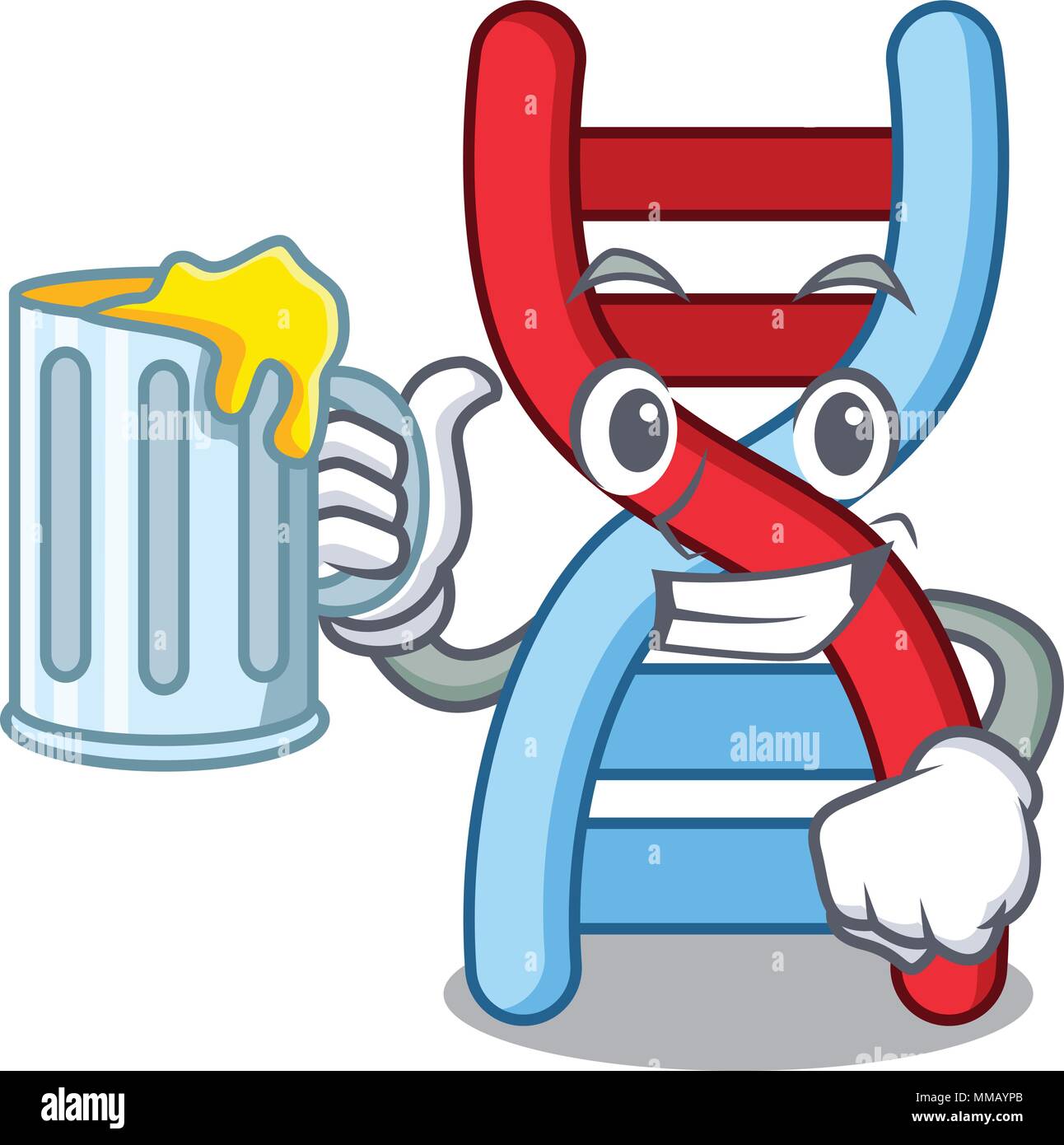 With juice dna molecule mascot cartoon Stock Vector Image & Art - Alamy