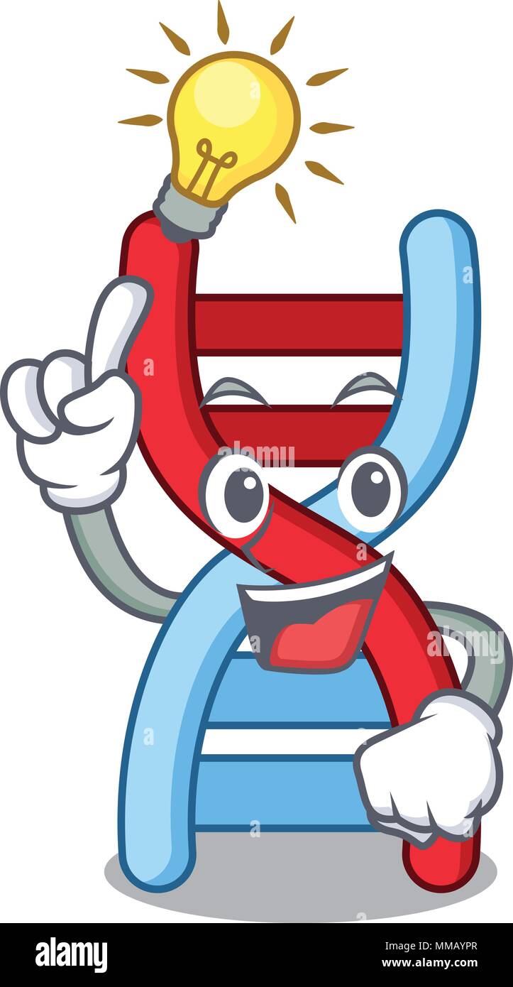 Have an idea dna molecule mascot cartoon Stock Vector Image & Art - Alamy