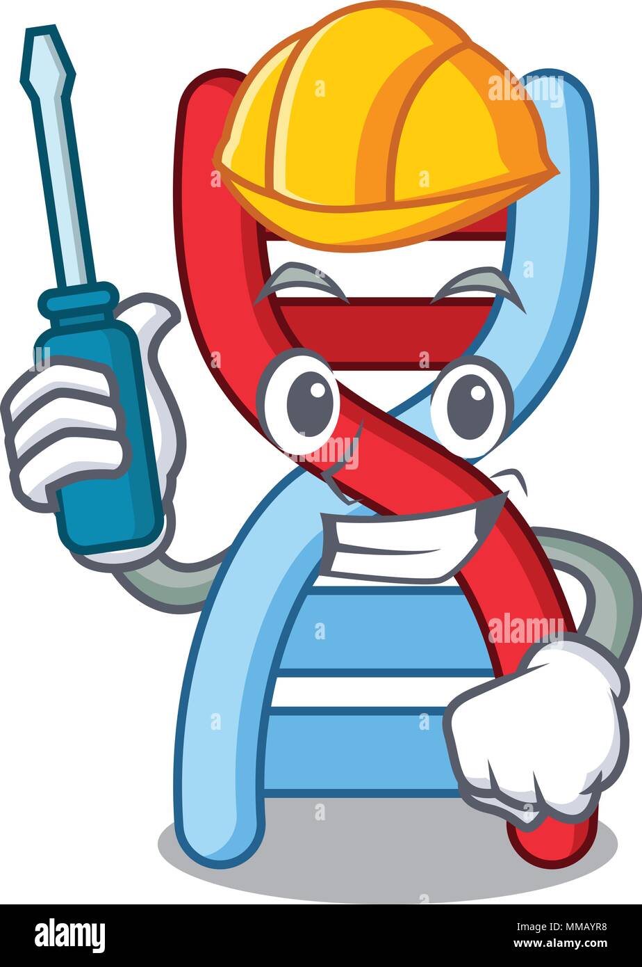 Automotive dna molecule mascot cartoon Stock Vector Image & Art - Alamy
