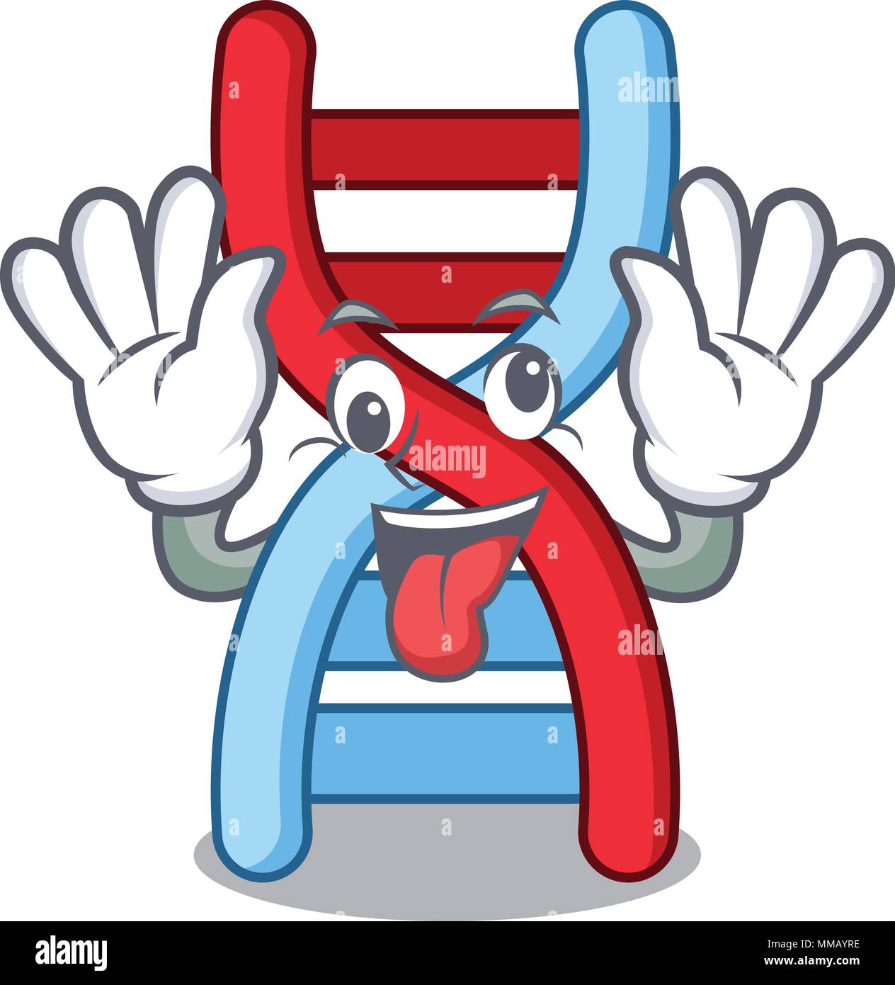 Crazy dna molecule mascot cartoon Stock Vector Image & Art - Alamy