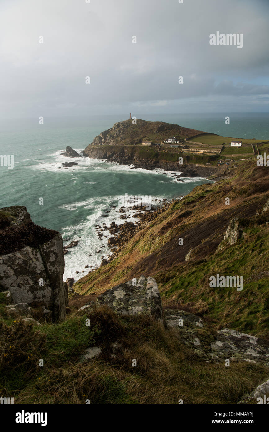 Rain from the west on a coastal path Stock Photo - Alamy