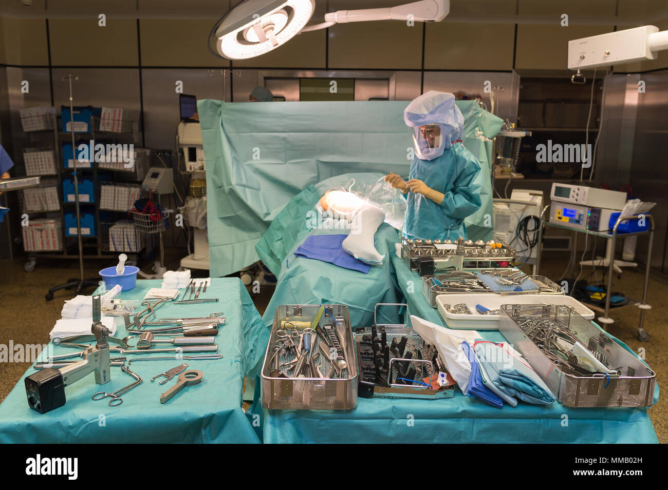 HIP PROSTHESIS, SURGERY Stock Photo - Alamy