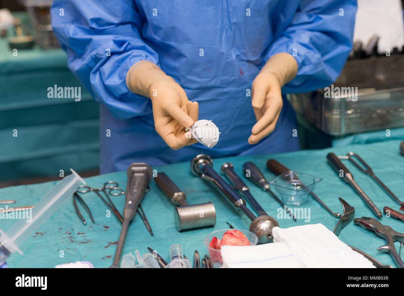 HIP PROSTHESIS, SURGERY Stock Photo - Alamy