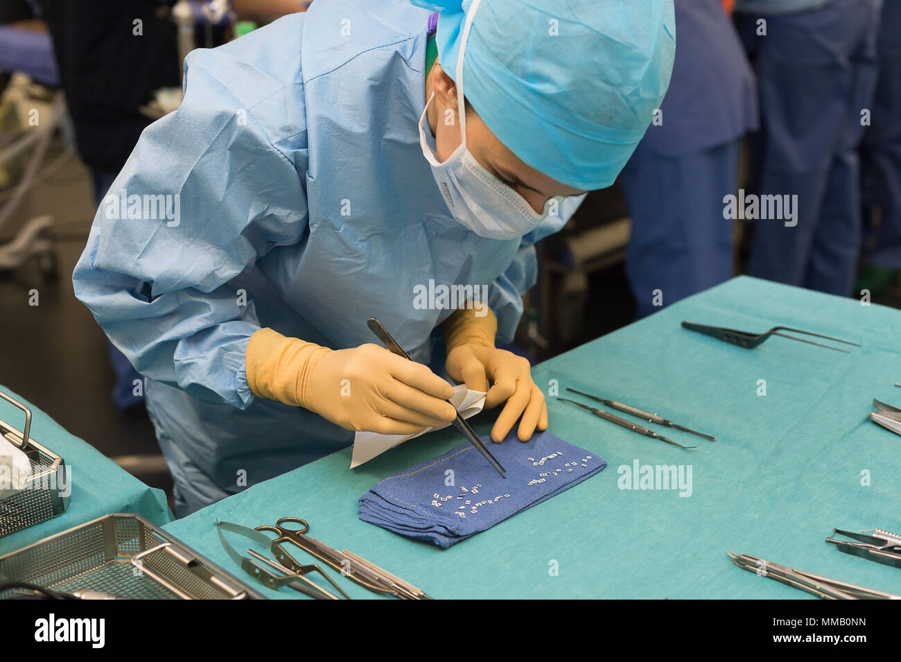 AWAKE BRAIN SURGERY Stock Photo - Alamy