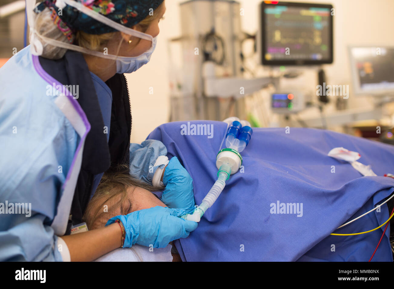 AWAKE BRAIN SURGERY Stock Photo - Alamy