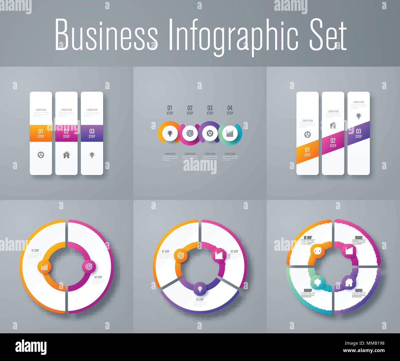 Set with infographics Stock Vector Image & Art - Alamy