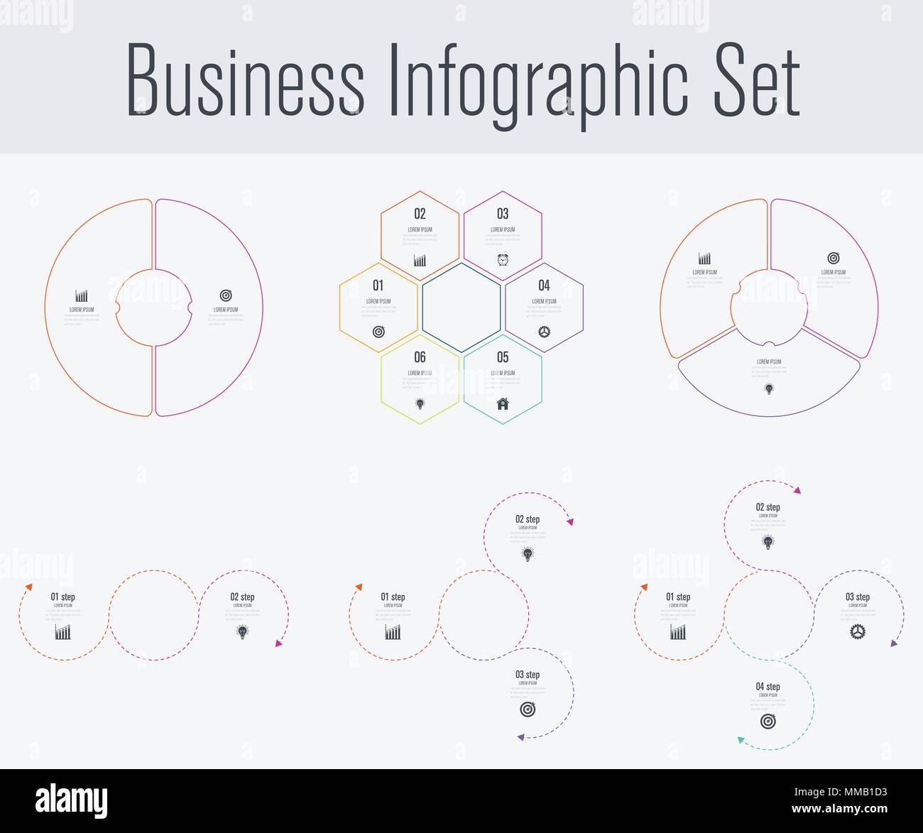 Set with infographics Stock Vector Image & Art - Alamy
