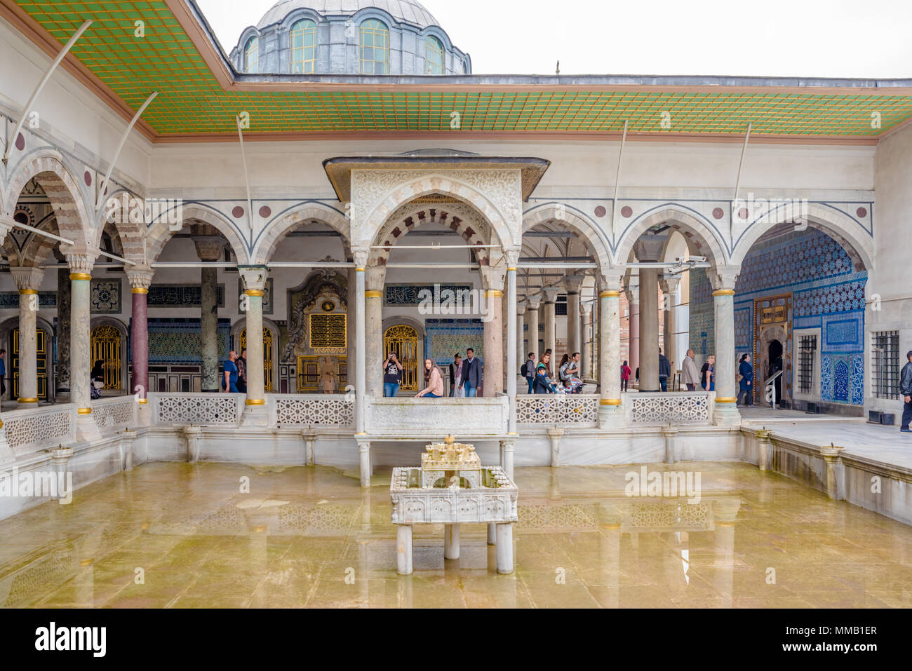 Unidentified People visit Iftar Pavilion, also known as Iftar Kiosk or ...