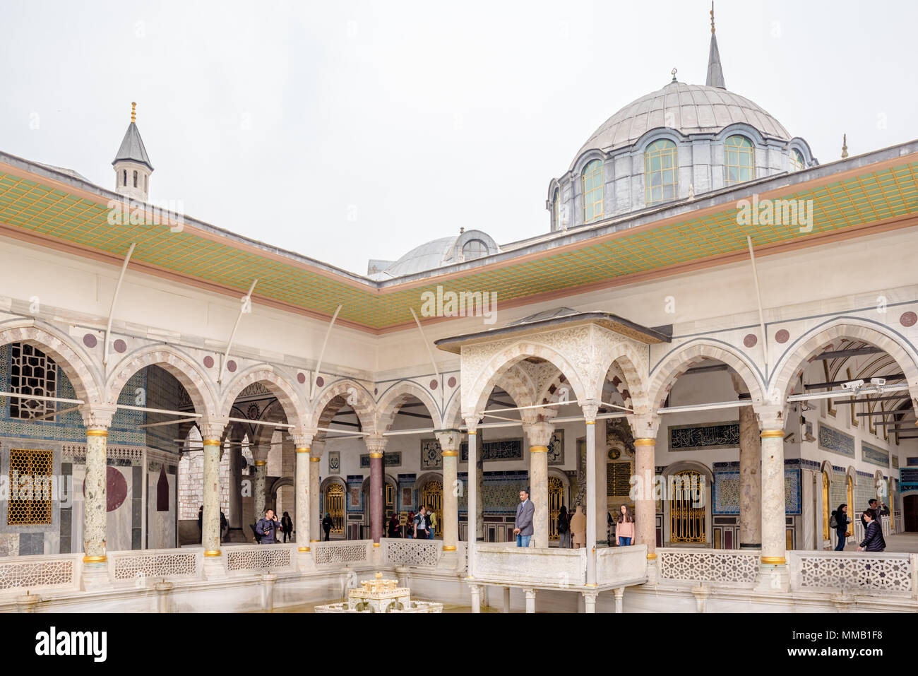 Unidentified People visit Iftar Pavilion, also known as Iftar Kiosk or ...