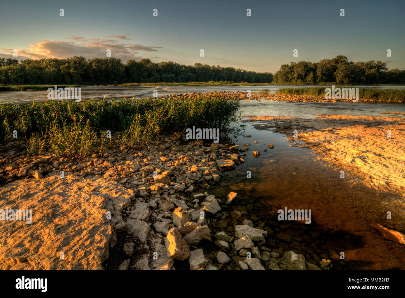Ohio river sunset hi-res stock photography and images - Alamy