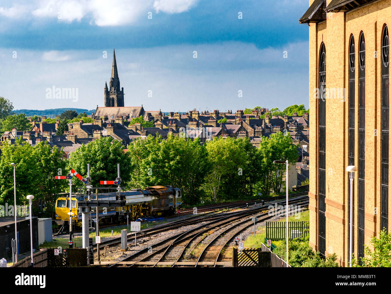 Harrogate Train Station is in the heart of the town, surrounded by ...
