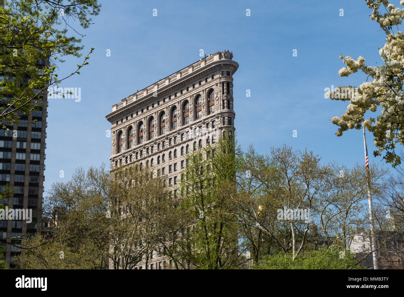 Springtime Blooming Trees in Madison Square Park Enhance the Historic ...