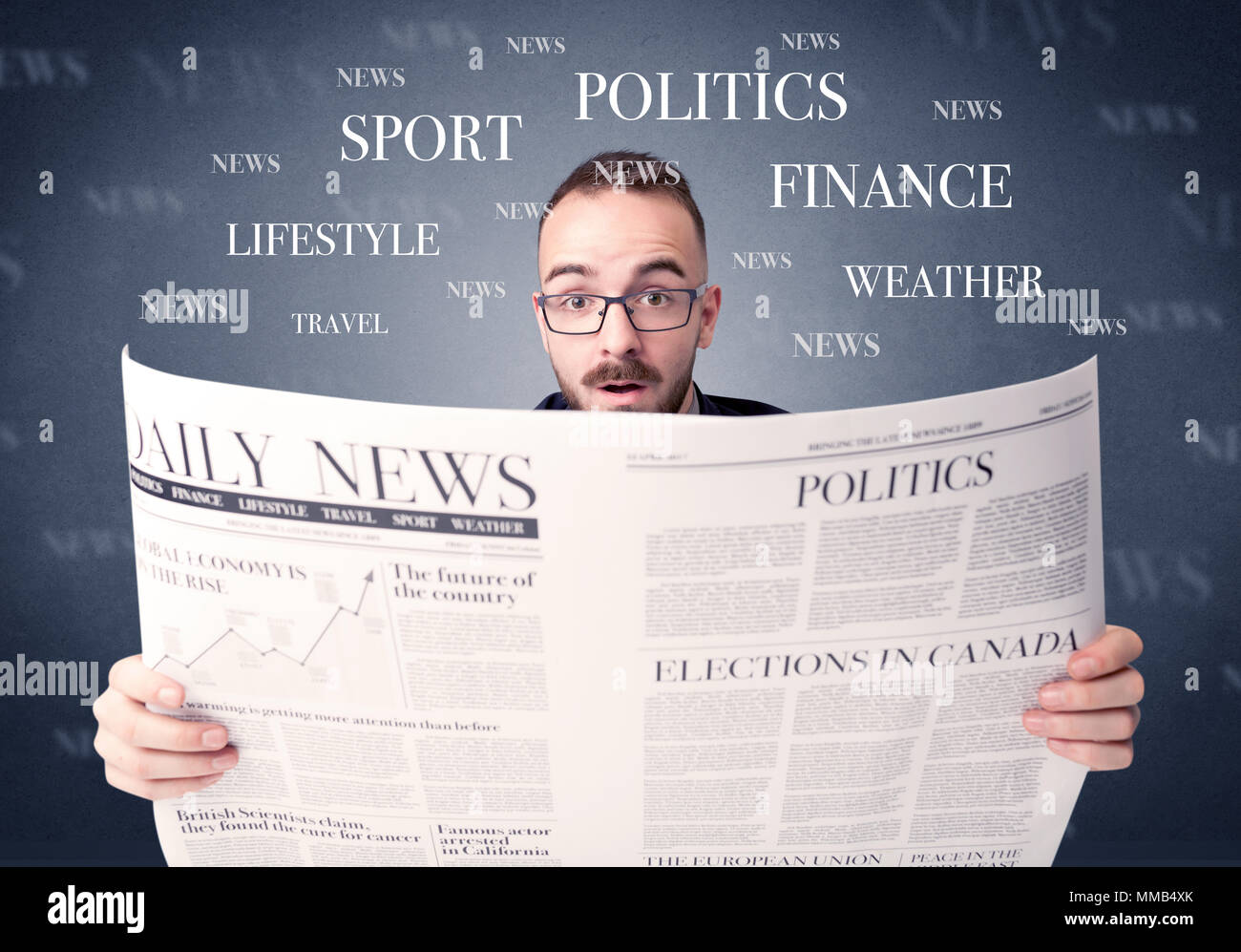 Newspaper weather chart hi-res stock photography and images - Alamy