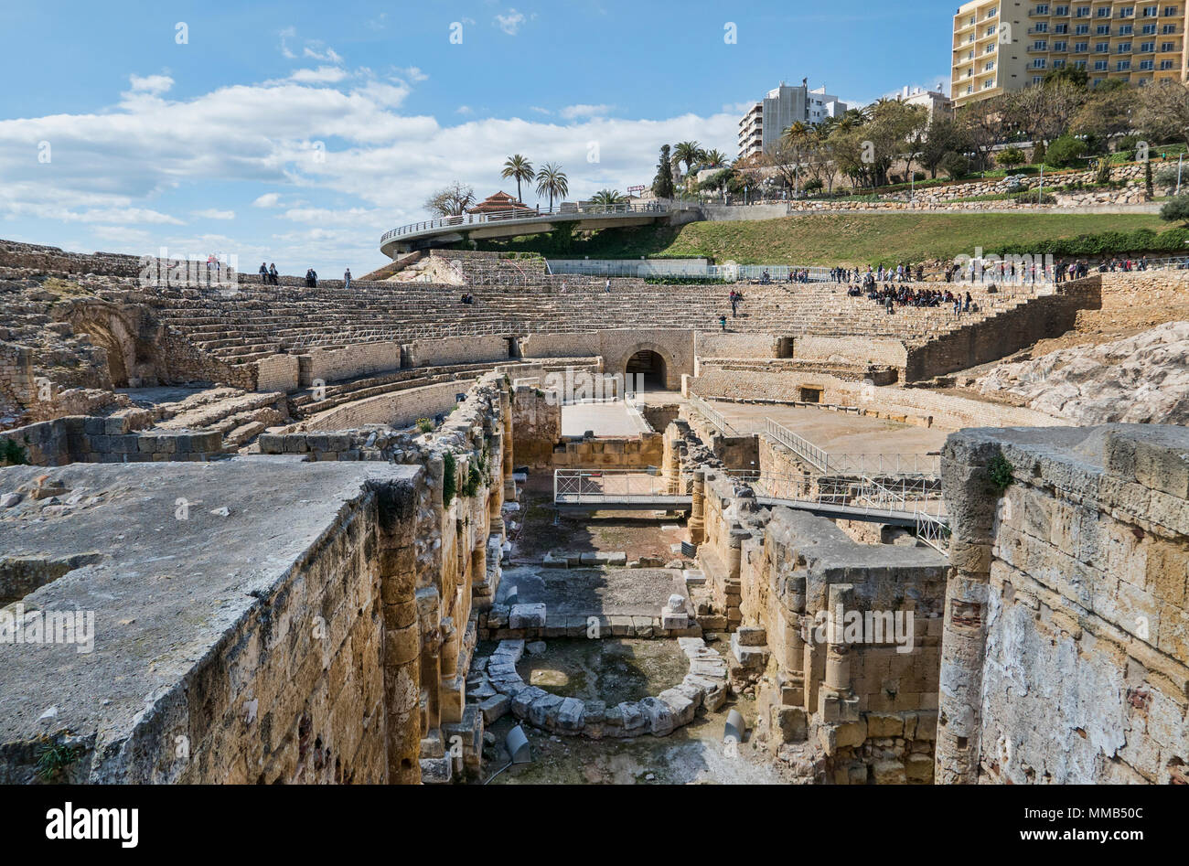 Roman amphitheatre in Tarragona, Spain Stock Photo - Alamy Roman amphitheatre in Tarragona, Spain Stock Photo - Alamy