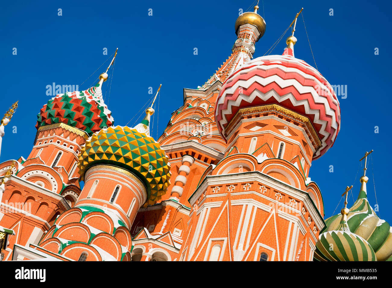 A view of the St. Basil's Cathedral, Russia, Moscow Stock Photo - Alamy