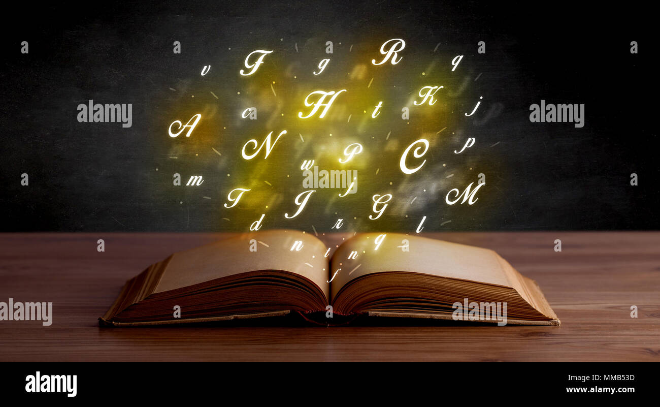 Alphabet Book Design High Resolution Stock Photography and Images - Alamy