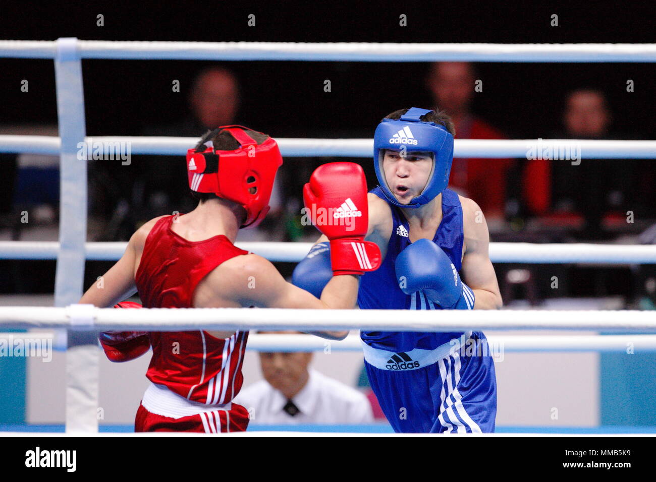 UK Sport - London 2012 Olympic test event Boxing, Martin Ward (GBR) vs ...
