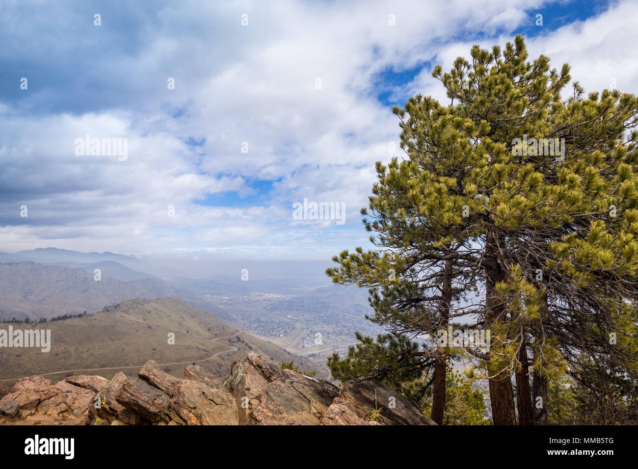 View from Lookout Mountain, Golden, Colorado, USA Stock Photo - Alamy