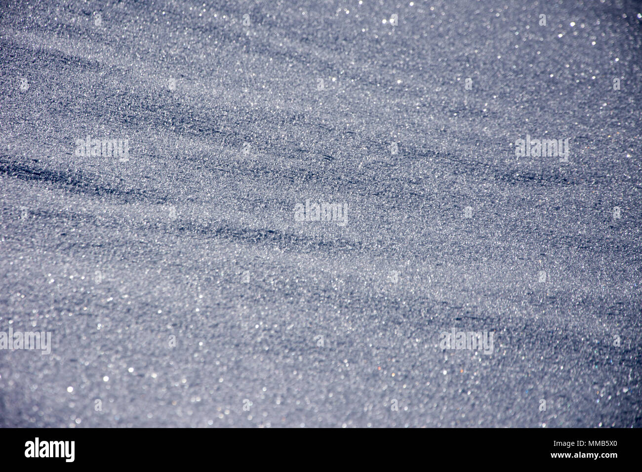 Sparkling snow crystal in the snowy winter Stock Photo - Alamy