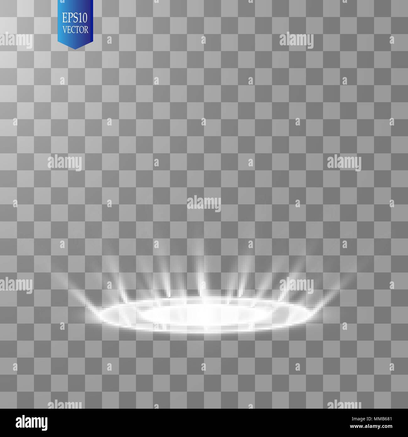 Magic portal of fantasy. Futuristic teleport. Light effect. Light rays ...