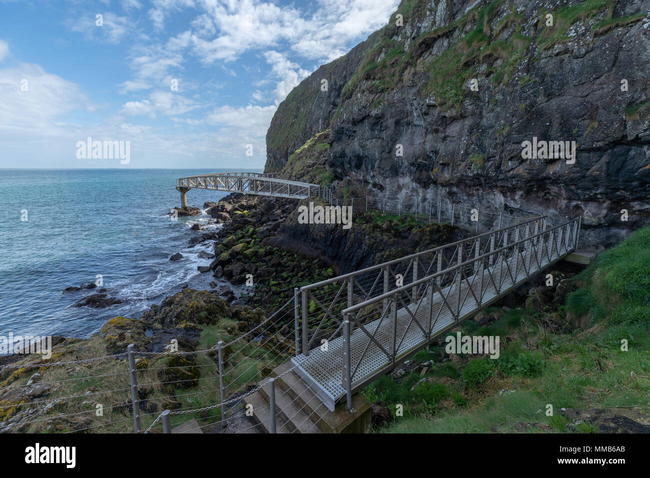 The Gobbins Path walkway Stock Photo - Alamy