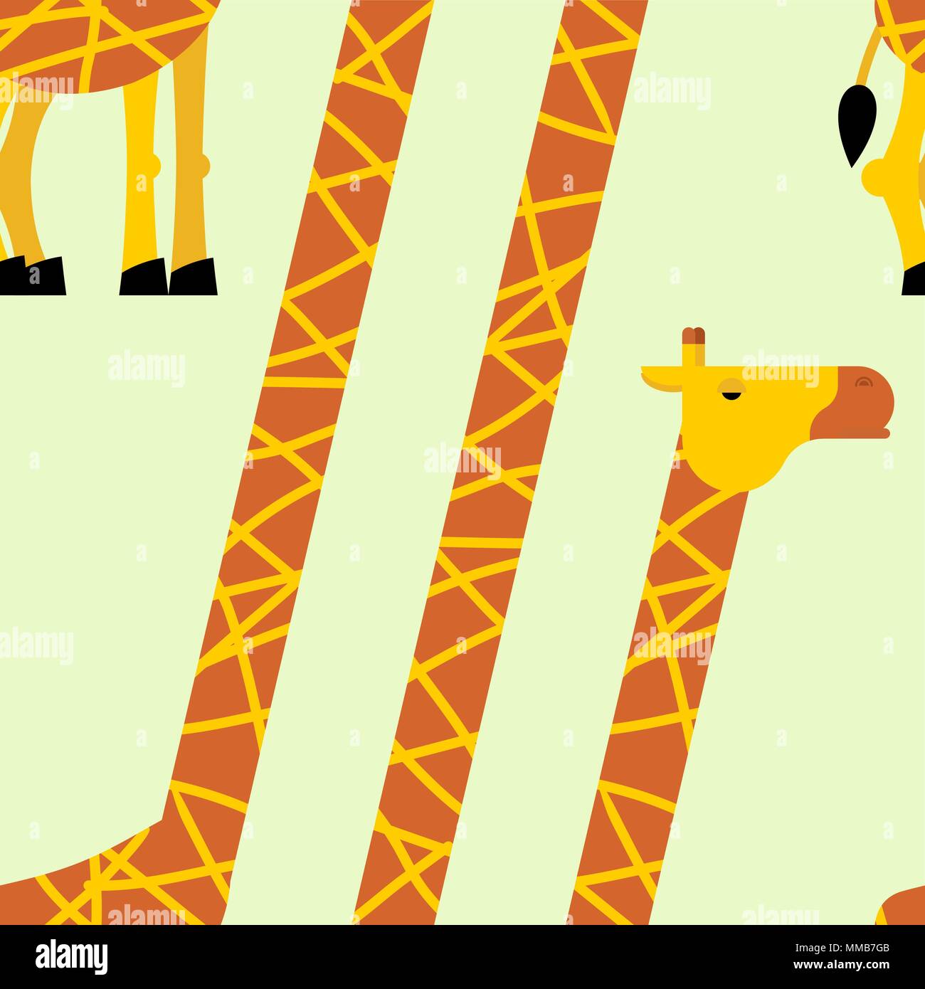 Giraffe pattern. Animal background. Texture for childrens cloth. Vector ...