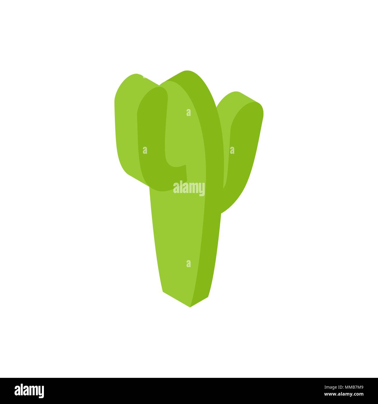 Cactus Isometric style isolated. Desert plant Vector Illustration Stock ...