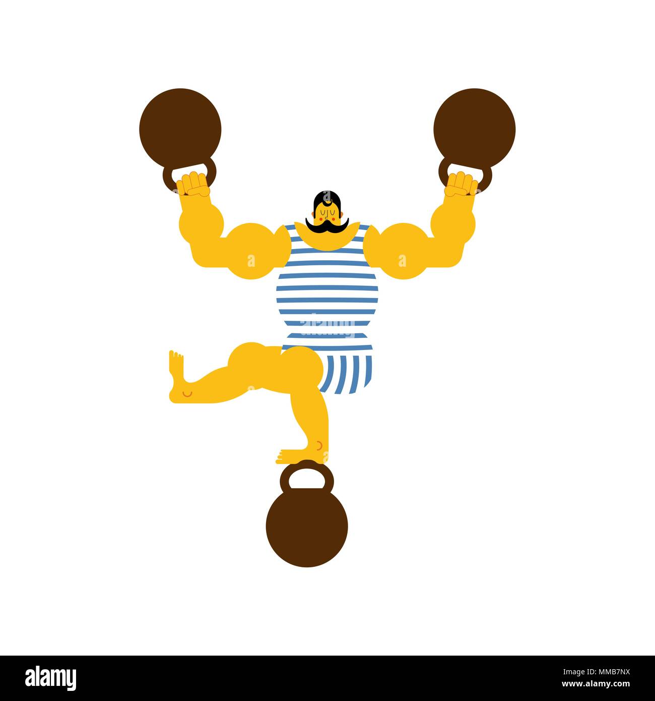 Athletic man in retro Cut Out Stock Images & Pictures - Alamy