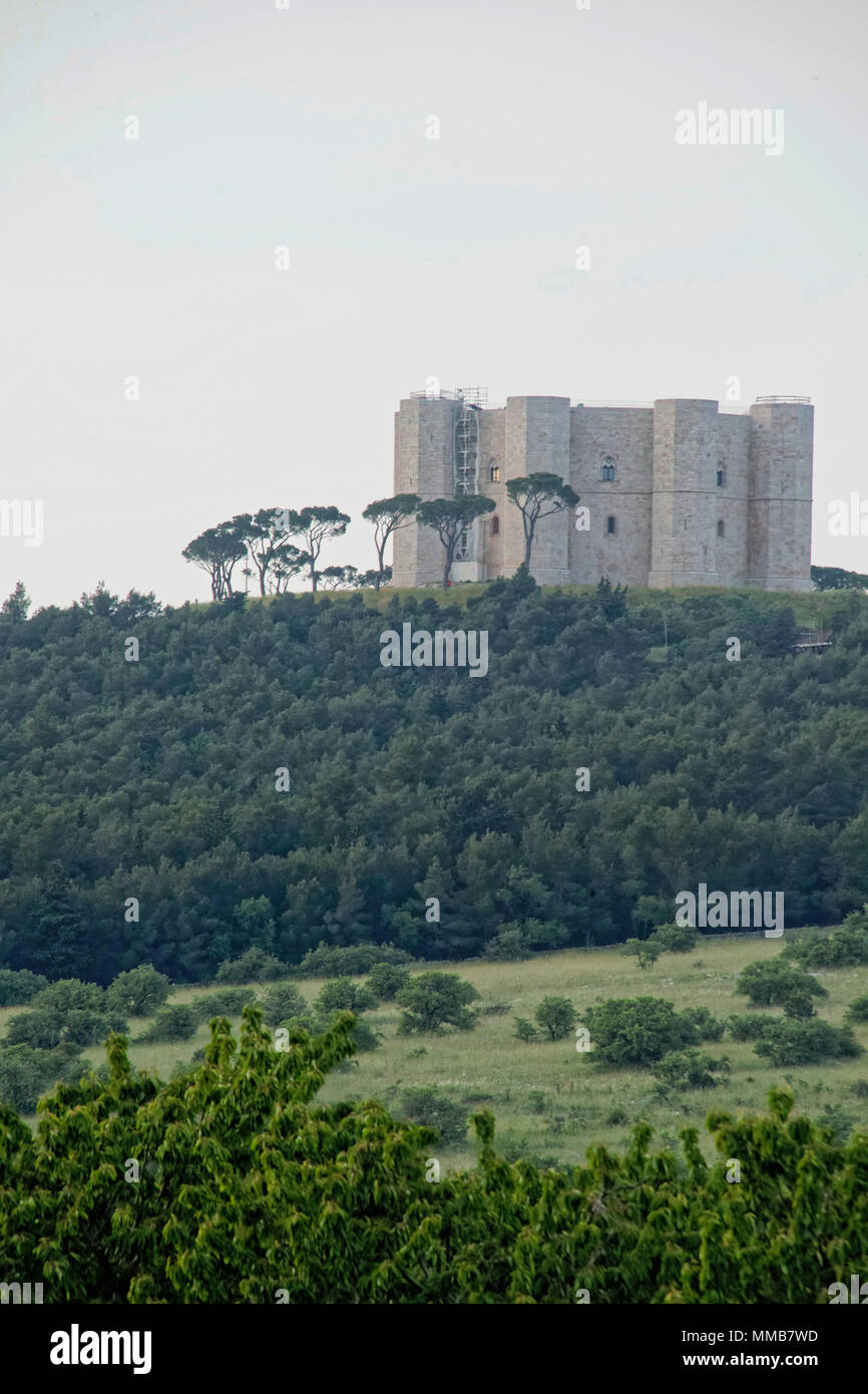 Castel del monte, castle in Apulia, Italy Stock Photo - Alamy